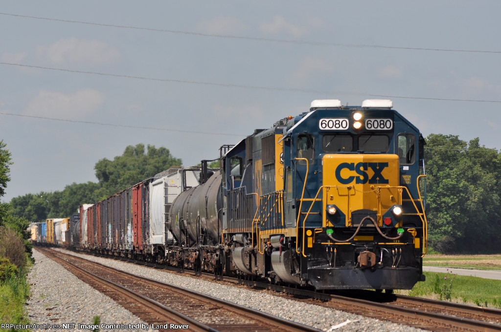 CSXT 6080 On CSX Q 340 - 12